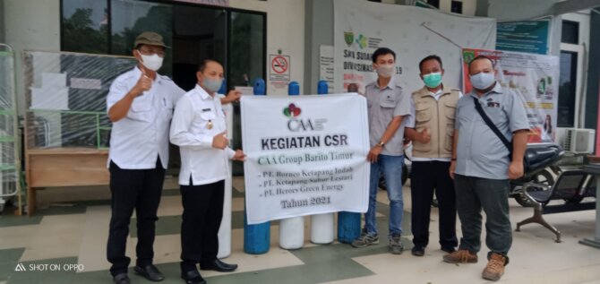CAA Group Bantu Tabung Oksigen Demi Kemanusiaan - Kalteng.co - Selalu ...