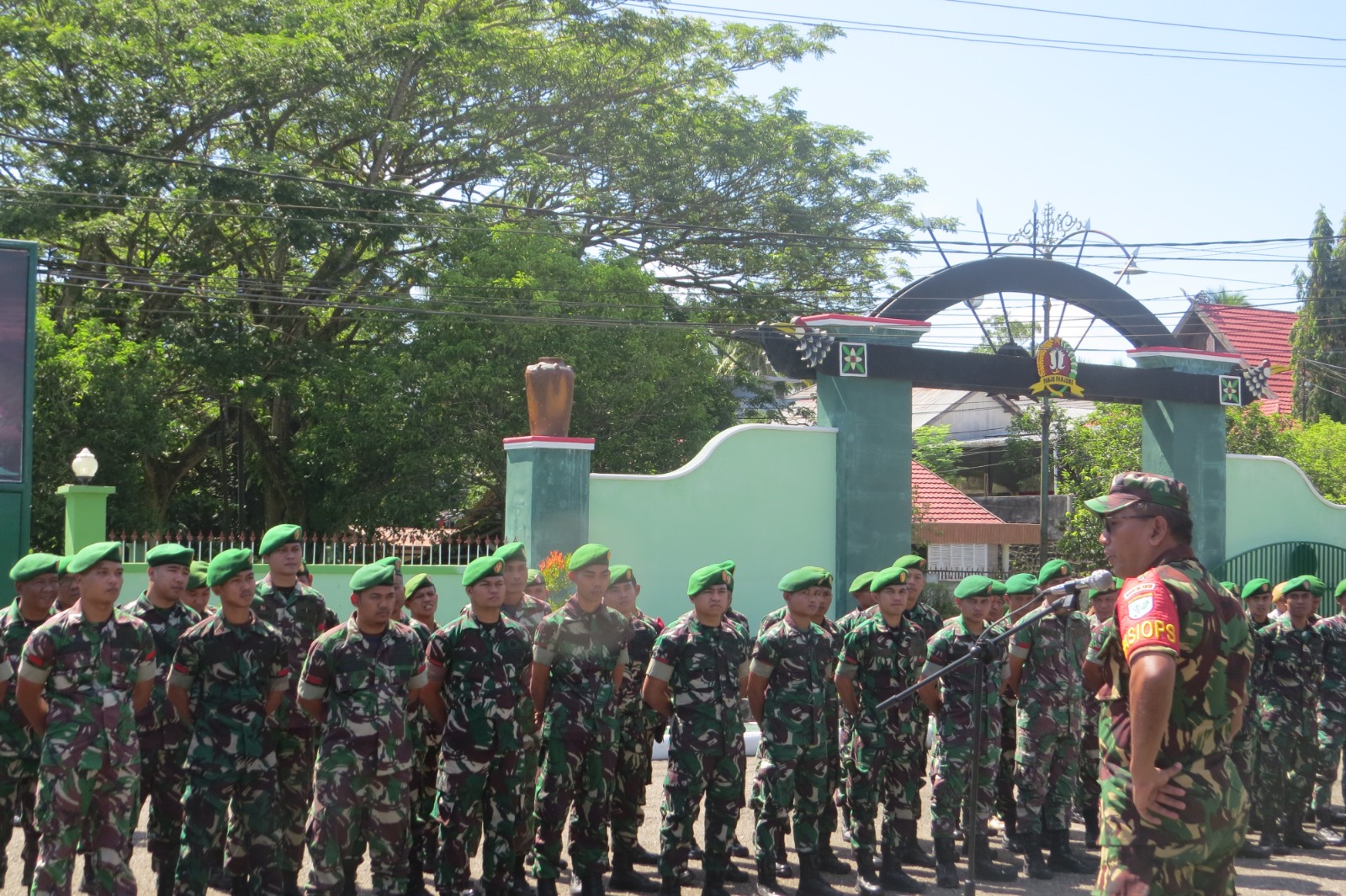 Kodim Muara Teweh Apel Pengecekan Kembali Cuti Lebaran 2023 - Kalteng ...