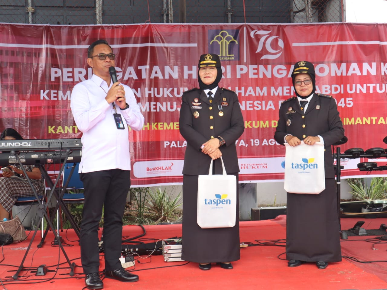 Lapas Perempuan Palangka Raya Turut Meriahkan Upacara Peringatan dan Syukuran Hari Pengayoman Ke ...