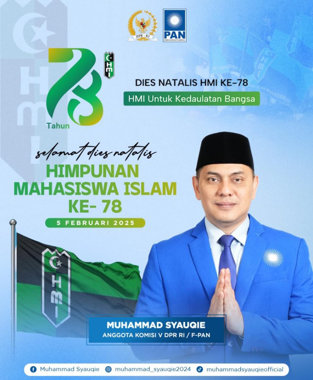 Anggota DPR RI Muhammad Syauqie: HMI Berperan Penting dalam Menjaga ...