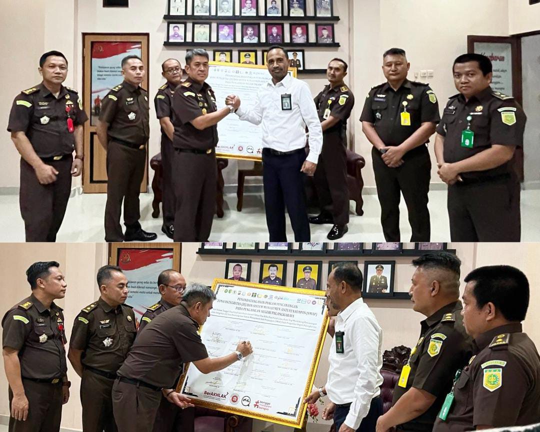 Kejari Palangka Raya dan Pengadilan Negeri Komitmen Bangun Zona ...